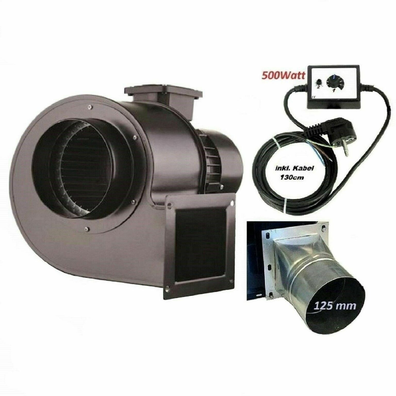 Radialventilator, Radialventilator 1950m³/h 230V